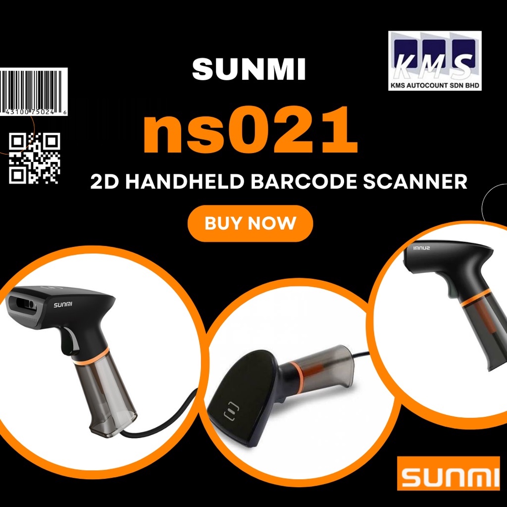 Sunmi NS021 2D Handheld Barcode Scanner | Shopee Malaysia