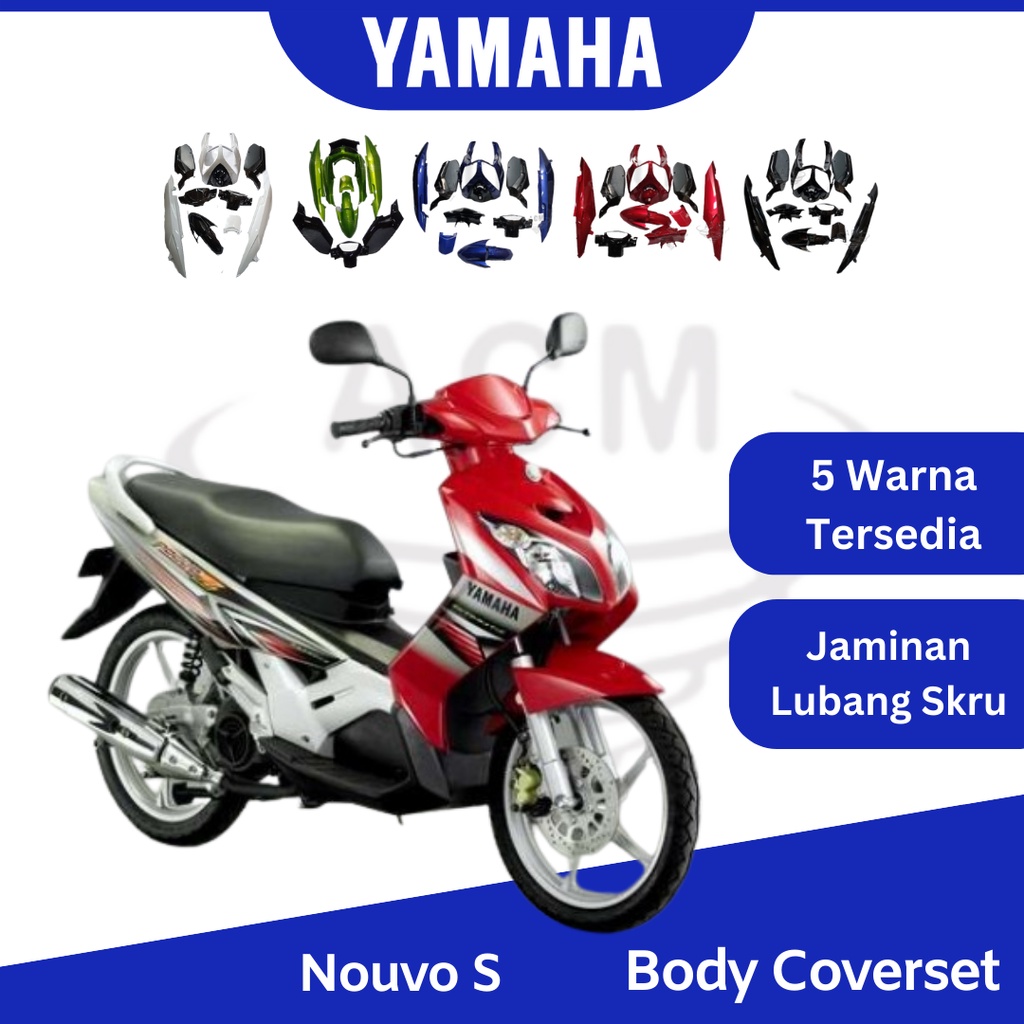 YAMAHA NOUVO S Body Cover Set Coverset Body Kit Colour Parts Part Plain ...