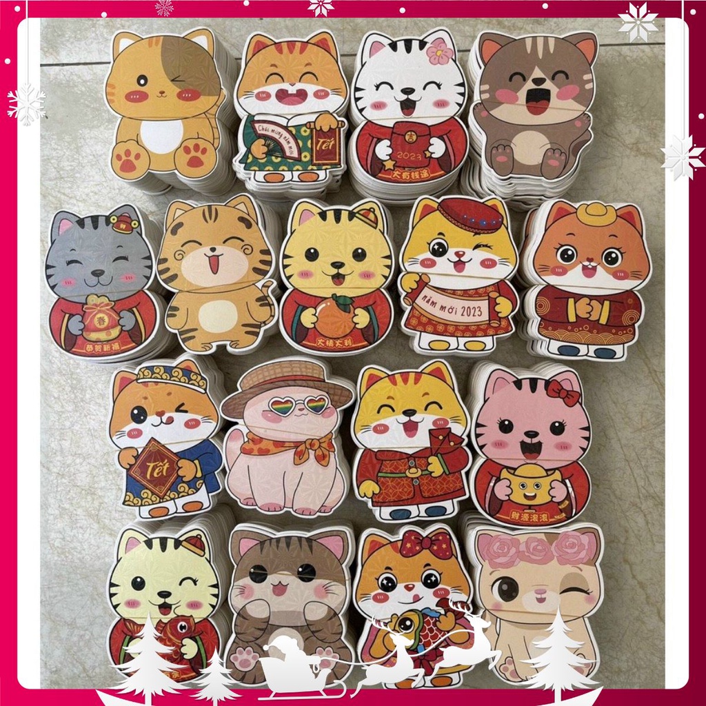 Combo of 10 cartoon chipi red envelopes chibi 2023 red envelopes ...