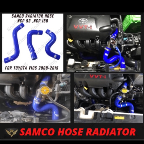 SAMCO HOSE RADIATOR TOYOTA VIOS NCP93 NCP150 3PCS | Shopee Malaysia