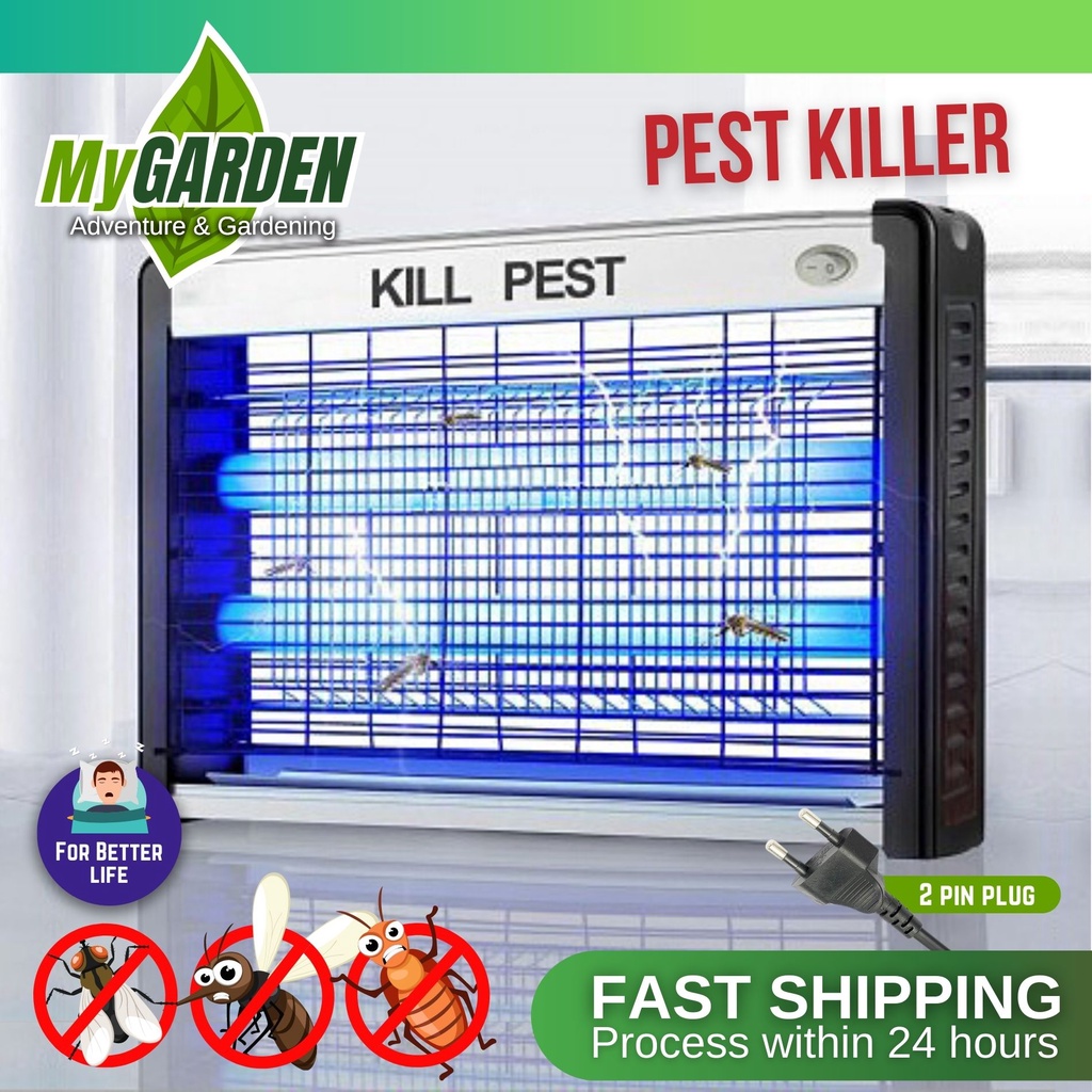 MYGARDEN Electric Pest killer Led Mosquito Killer UV Lamp Fly Insert Killer Mosquito Trap ...