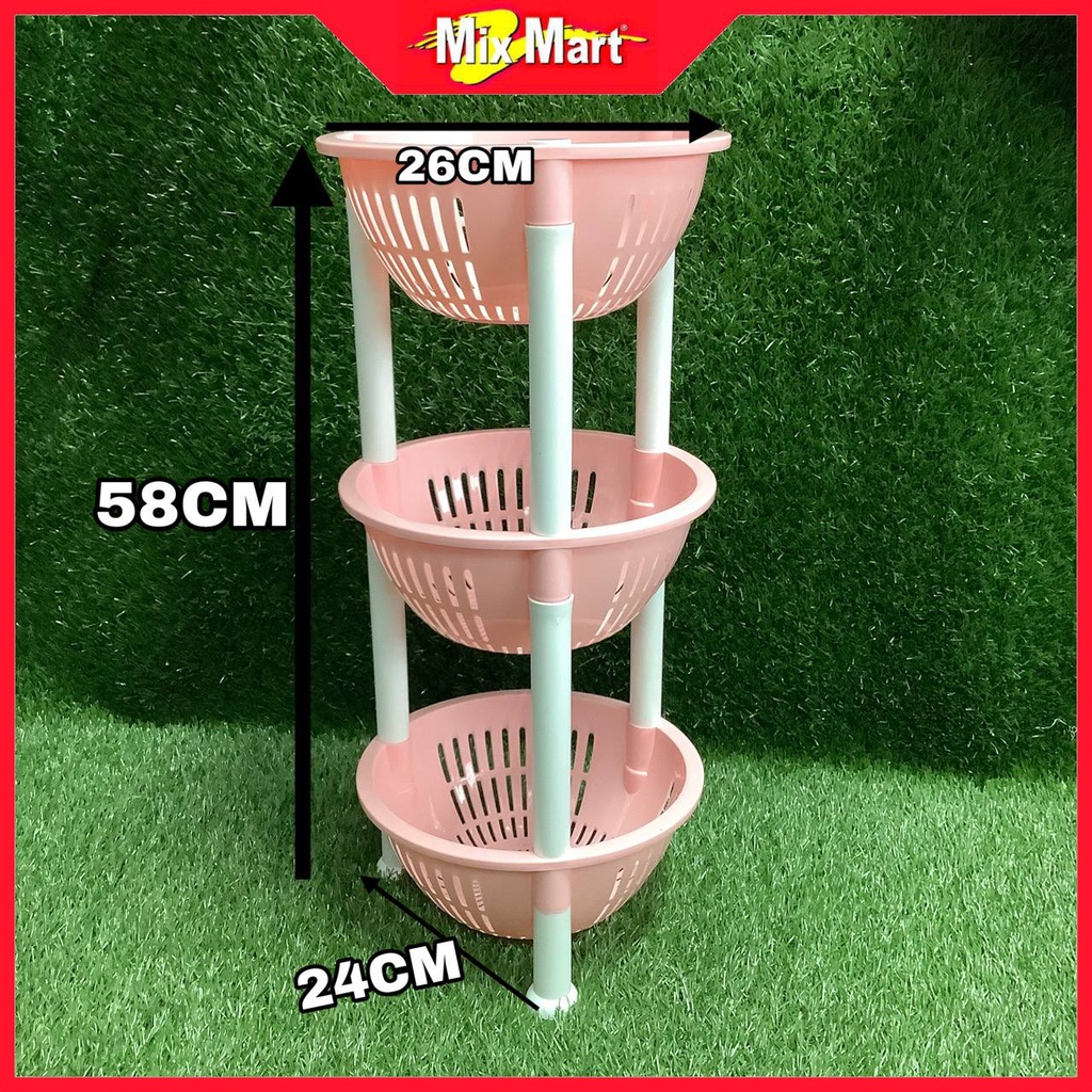 3-TIER MULTIPURPOSE RACK (SMALL) | Shopee Malaysia