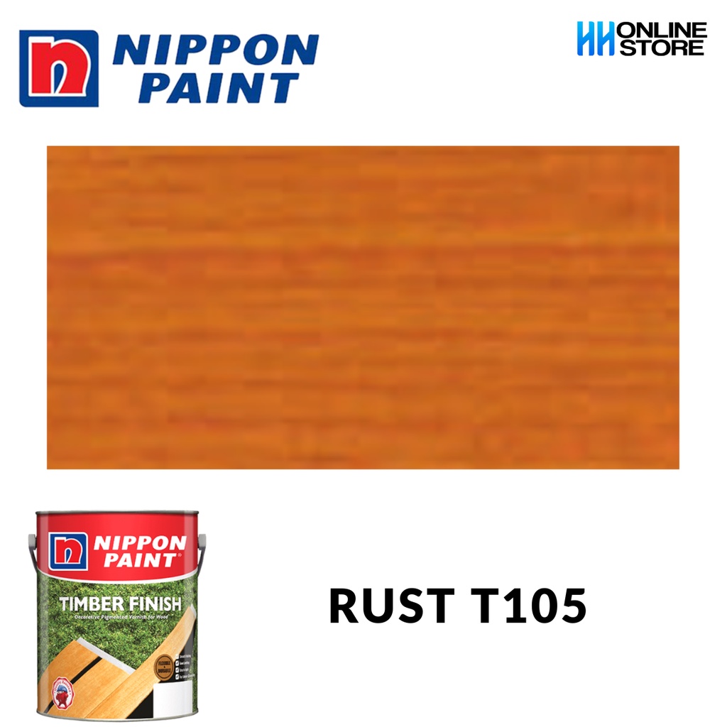 CAT UNTUK KAYU // Nippon Paint Timber Finish 1 Liter | Cat Syelek Berus ...