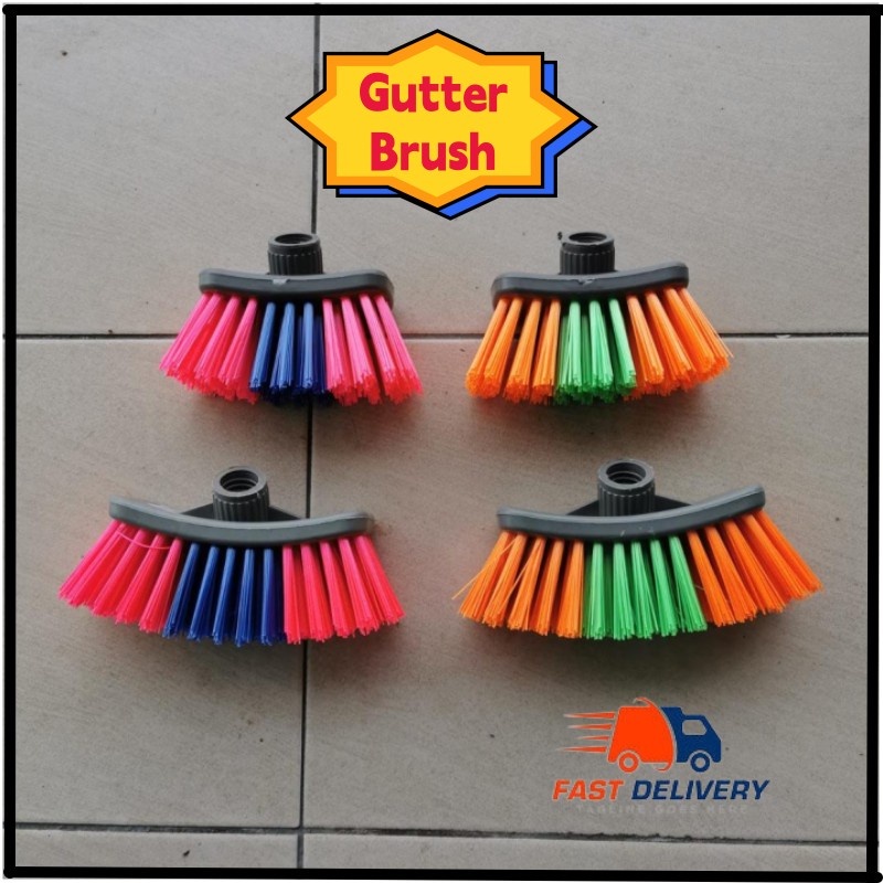 Floor Gutter Brush(No Handle)/Drain Broom Head/Berus Lantai Longkang ...