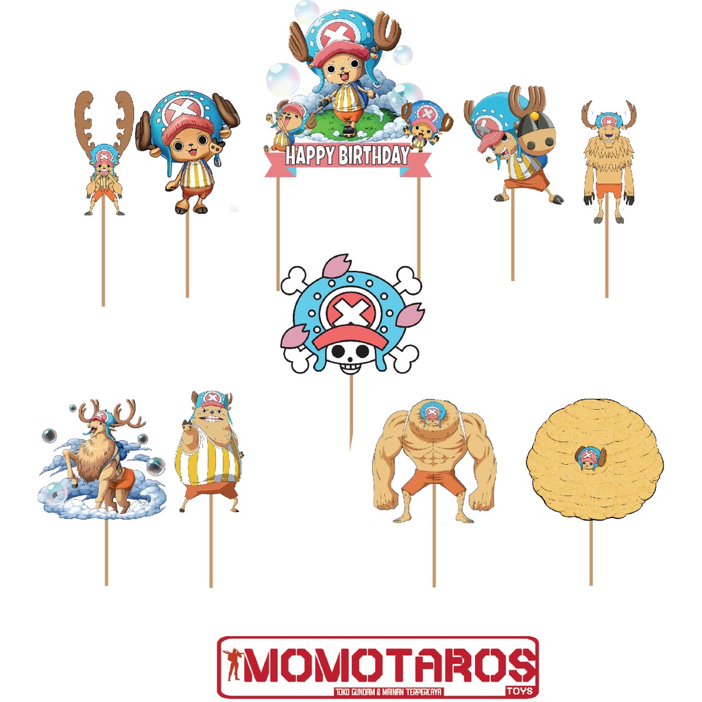 Tony Chopper solo one piece cake Topper set | Shopee Malaysia