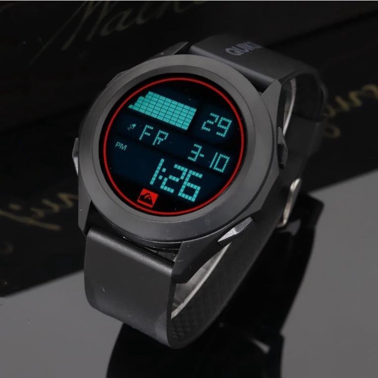 Men's Quiksilver Digital Rubber Sport Watch Fashion Casual OutDoor ...