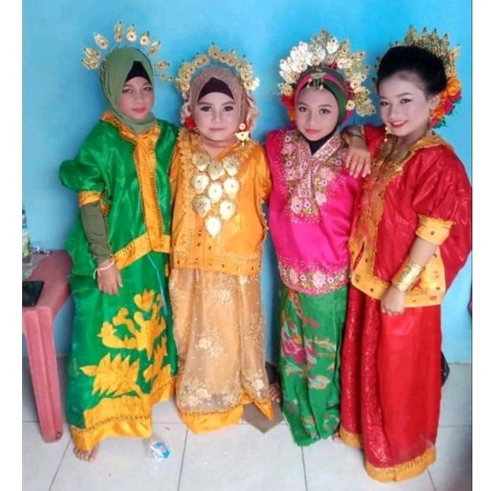 Children's Bodo Clothes / Bugis Makasar Traditional Clothes | Shopee ...