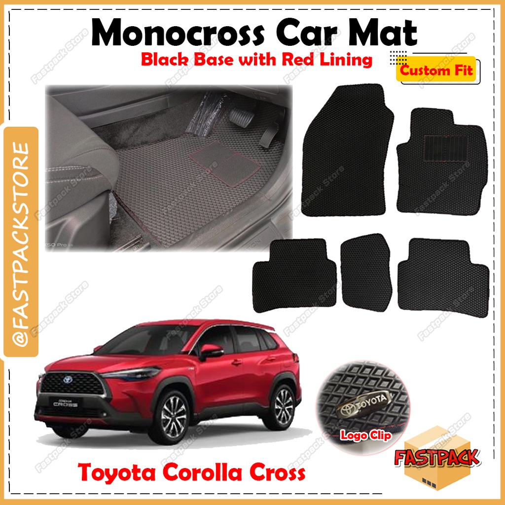 TRAPMAT For Toyota Corolla Cross 2022 MONOCROSS Car Mat Customize Car ...