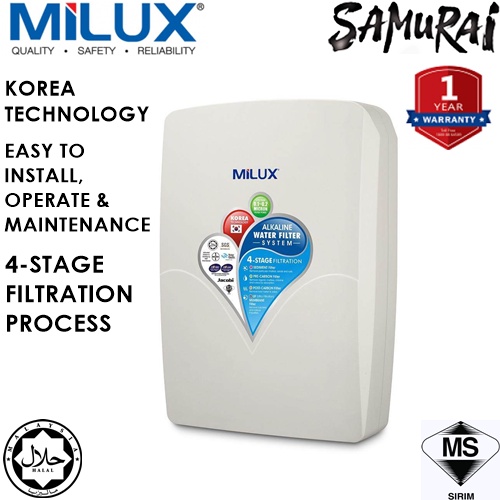 MILUX ALKALINE WATER FILTER SYSTEM MAWF100W | Shopee Malaysia