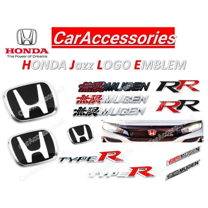 Honda Jazz GD GE6 GE8 GK5 RG RED Logo Emblem sagisag front rear trunk ...