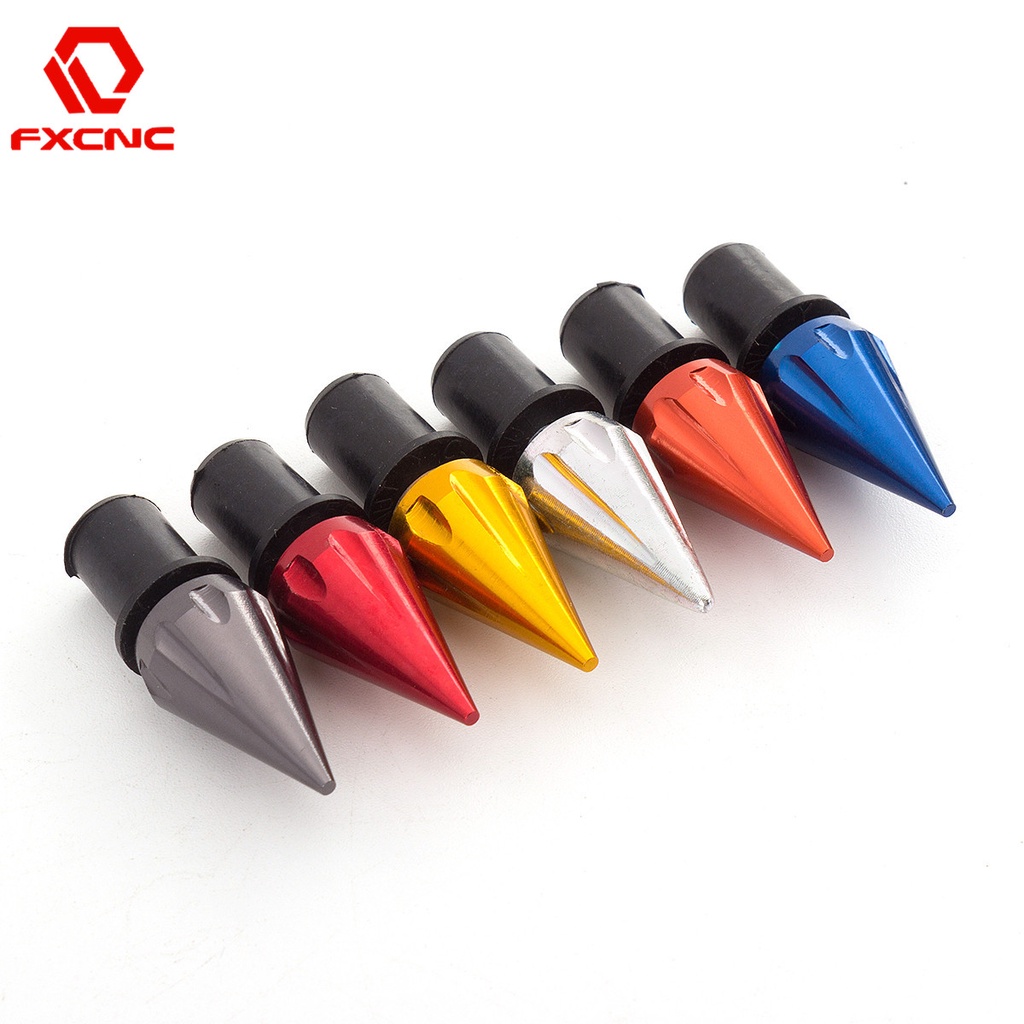 10pcs/Set M5 CNC Aluminum Motorcycle Rubber Well Nuts Bolts Windscreen ...