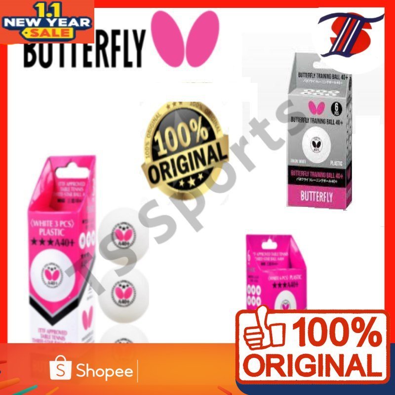 Butterfly table tennis balls ping pong balls Bola ping pong ORIGINAL ...