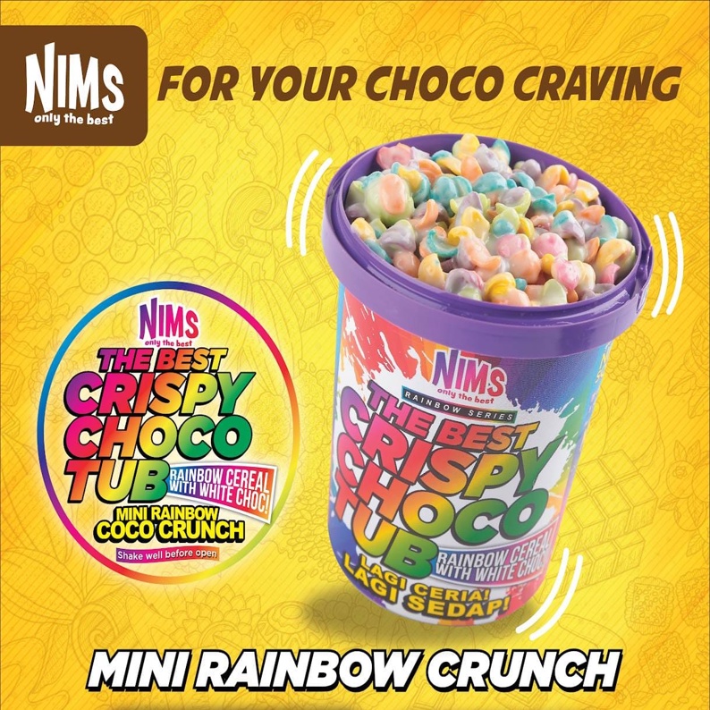 MCFIT CRISPY CHOCO TUB NIMS || Coco Rice | Mini Cococrunch | Coco Ball ...