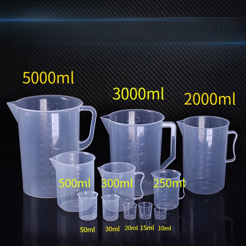Scale Beaker 20ml 30ml 50ml 100ml 500ml 1000ml2000ml 3,000ml 5,000ml ...