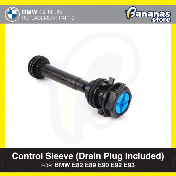 BMW Genuine Part Radiator Control Sleeve With Blue Drain Plug E82 E89 ...