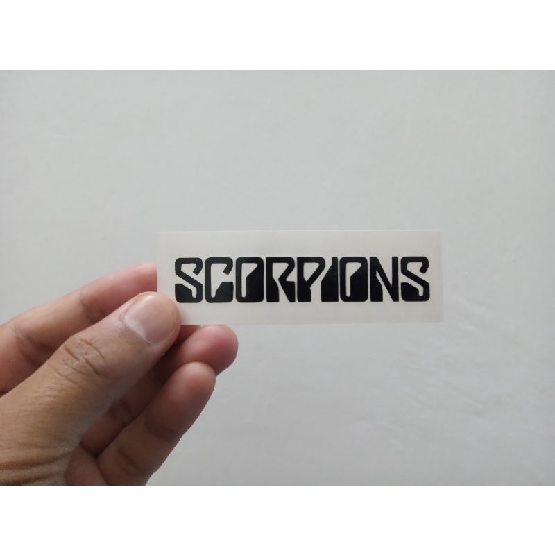 Sticker Scorpions Band - ( Sticker Cutting / Outdoor ) | Shopee Malaysia