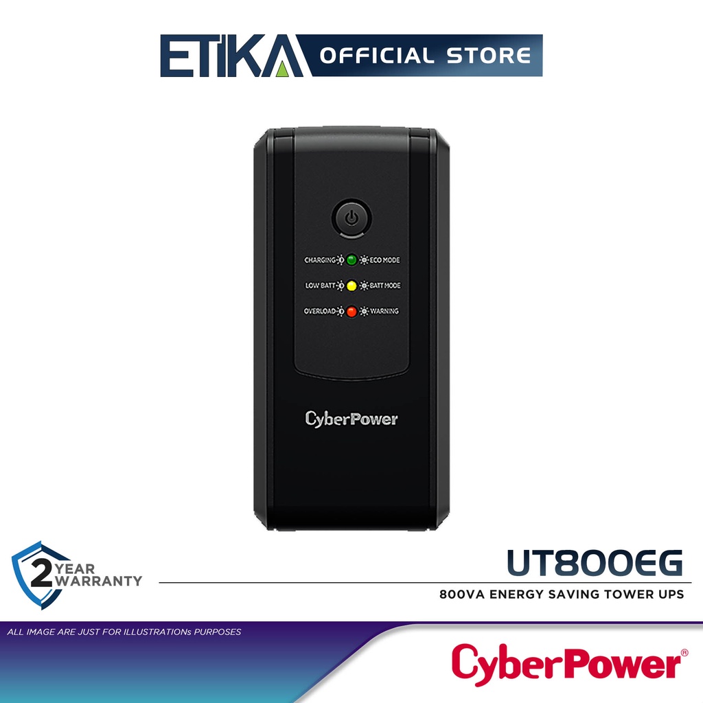 CyberPower UT800EG | 800VA Energy Saving Tower UPS with Surge ...