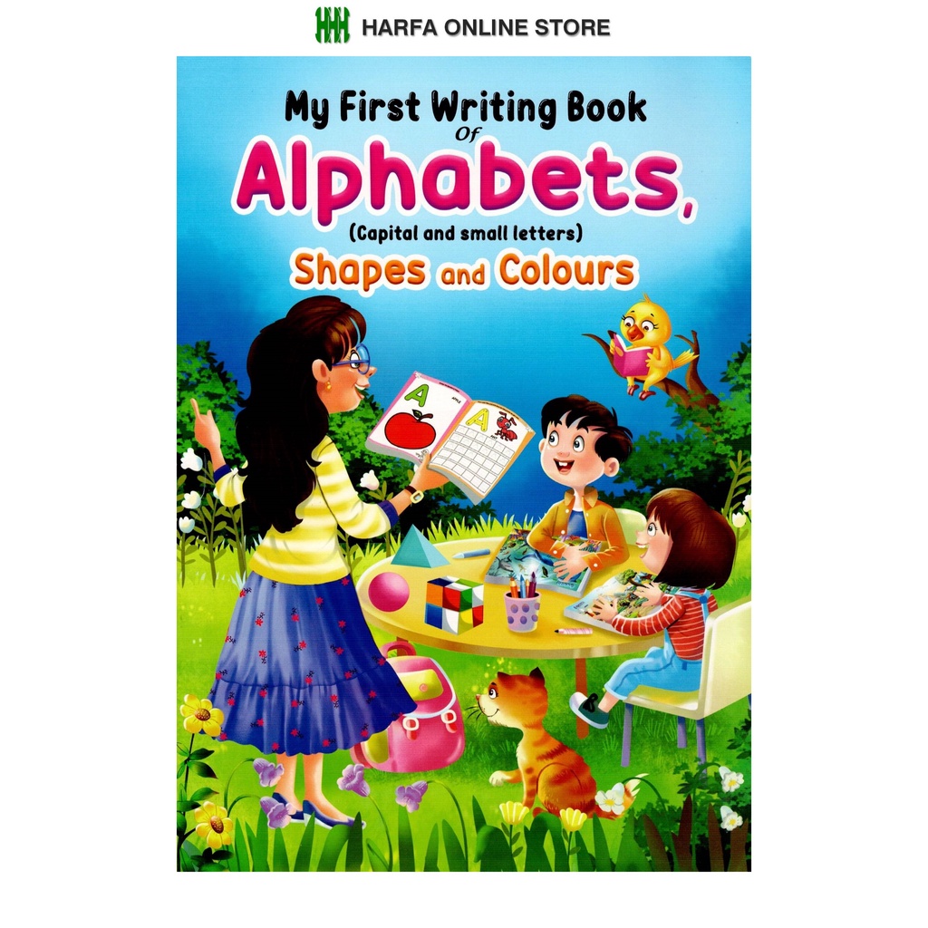 My First Writing Book Of Alphabets, ( Capital and small letters) Shapes ...