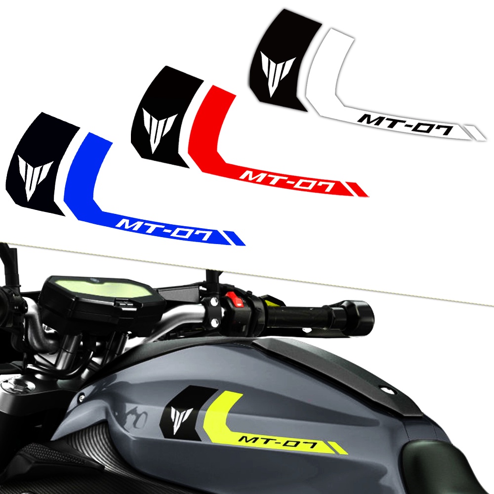 For Yamaha MT-07 MT07 Twin Stripes Fuel Tank Stickers Motorcycle ...