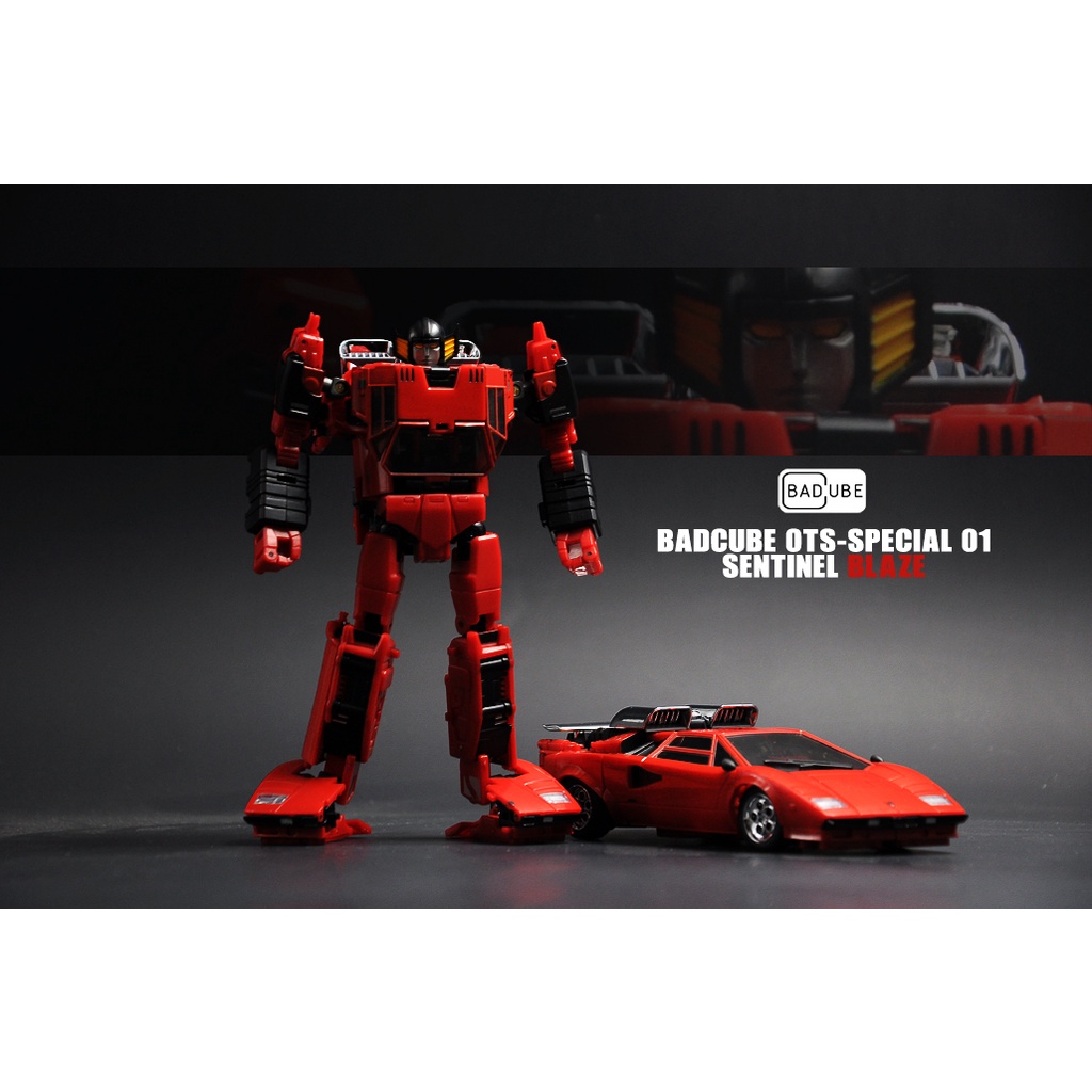 Transformers Badcube OTS-Special 01 Sentinel Blaze aka Spinout | Shopee ...