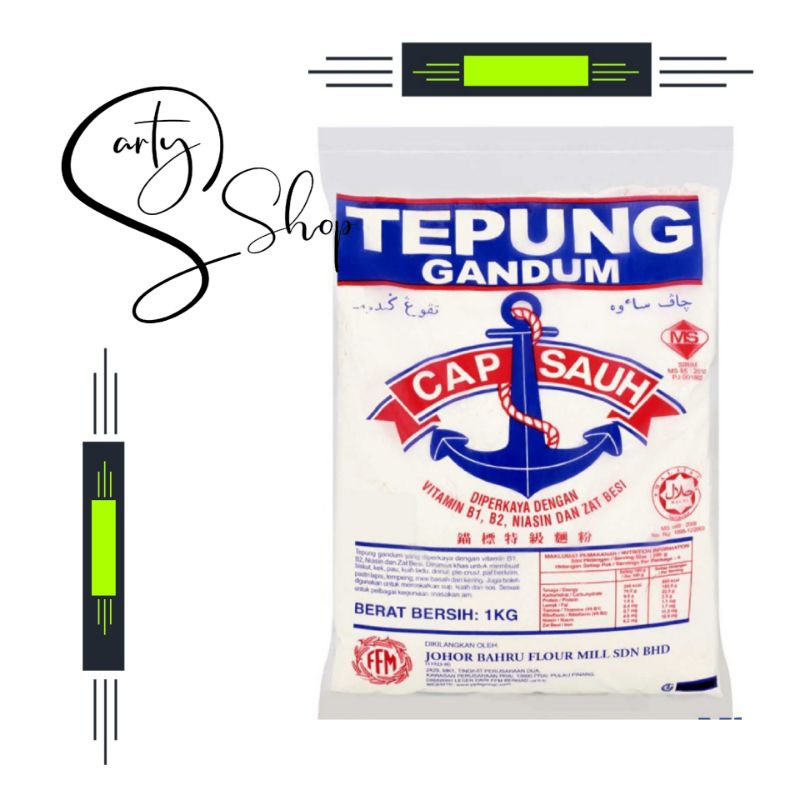 Cap sauh wheat Flour Tepung gandum (1k) | Shopee Malaysia