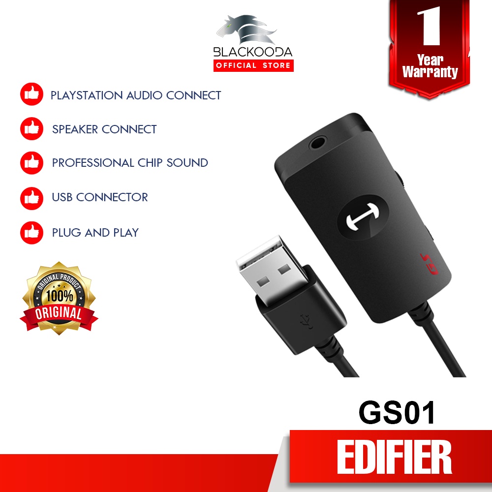 Edifier GS01 Professional Gaming USB External Sound Card | Shopee Malaysia