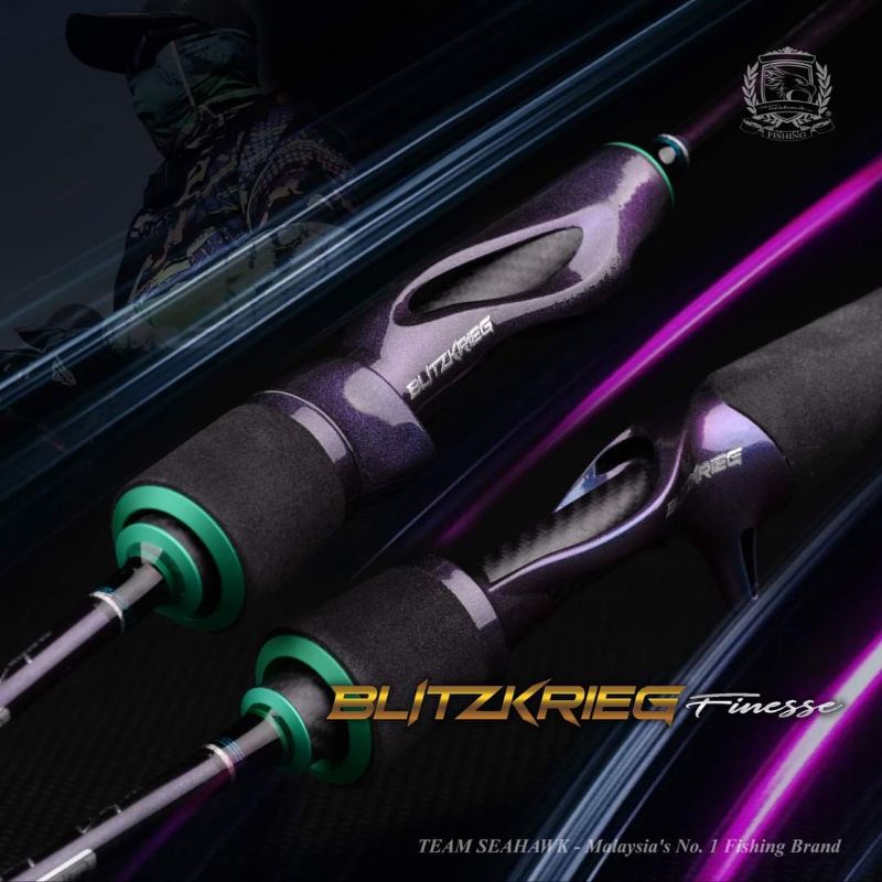 Team Seahawk Blitzkrieg Finesse rod | Shopee Malaysia