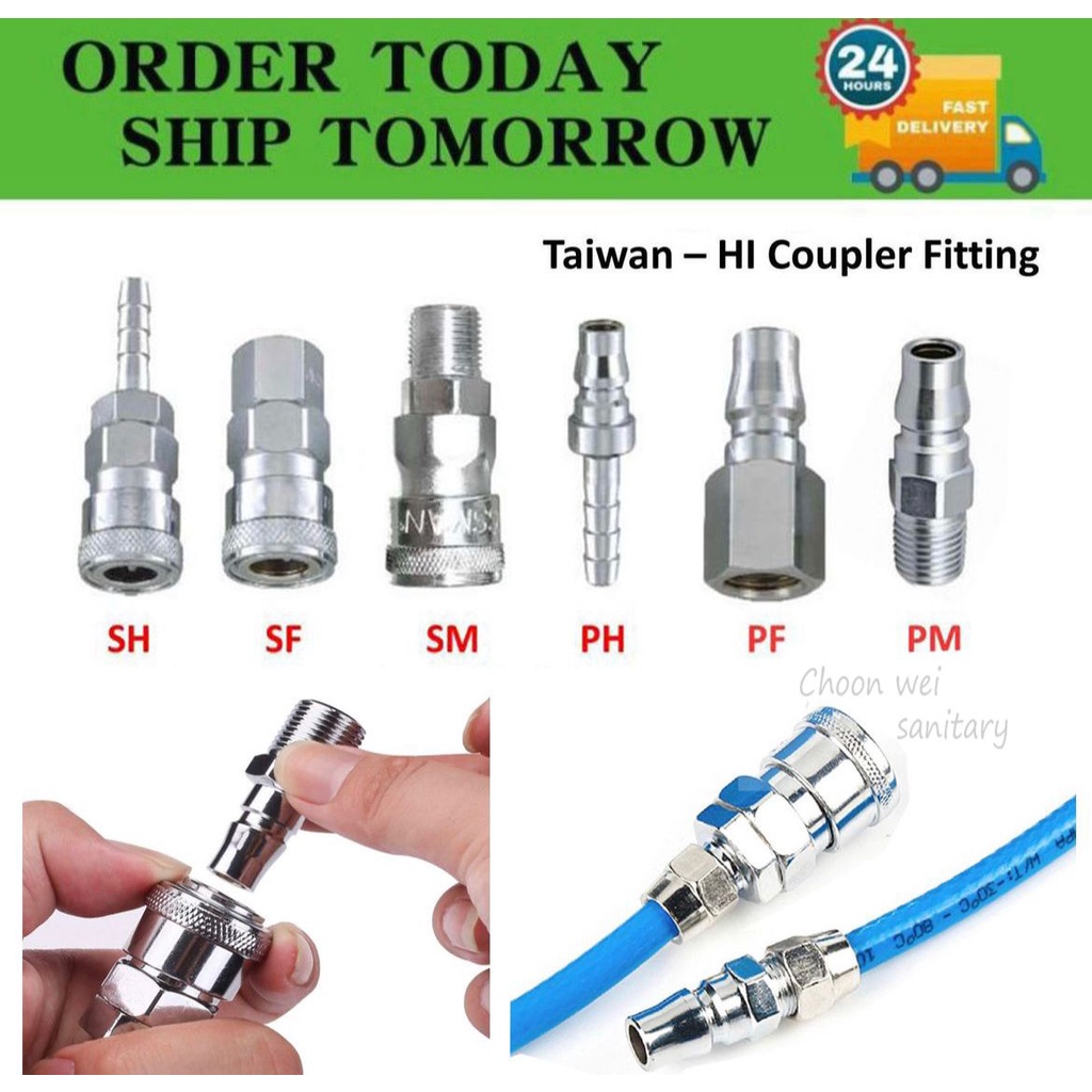 Air Hose Compressor Fitting /Quick Coupler Connector /Socket Air Gun Coupling High Pressure /Air ...