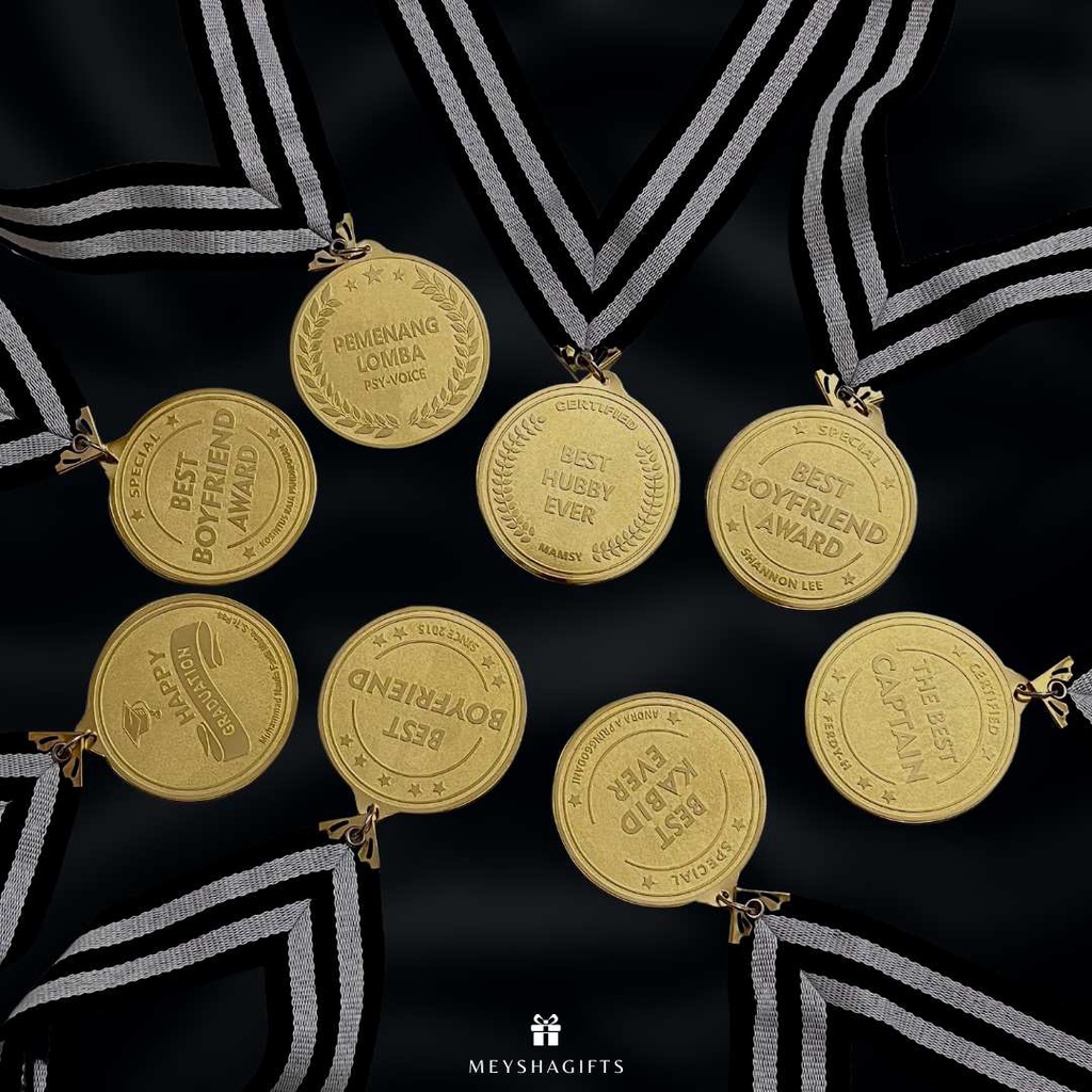 Custom Medals | Best Friend Boyfriend Girlfriend Award| Add Name ...