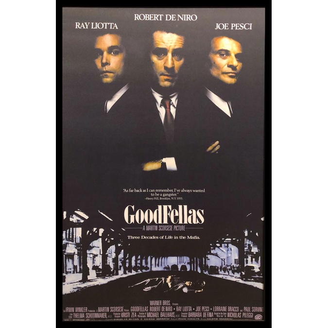 (READY STOCK)Home decoration Goodfellas Movie banner framed | Shopee ...