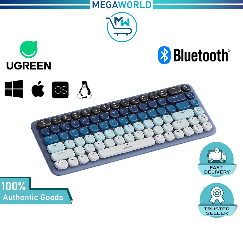 UGREEN Mechanical Bluetooth Keyboard Brown Switch Gaming Keyboard ...