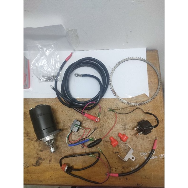 READY STOCK MERCURY 30 / TOHATSU 30 HP ELECTRIC STARTER MOTOR KIT ...