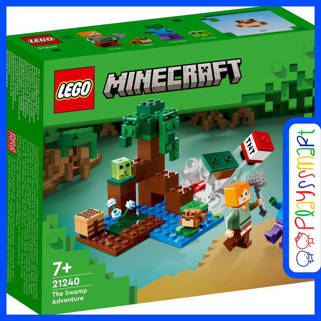 21240 LEGO Minecraft The Swamp Adventure | Shopee Malaysia