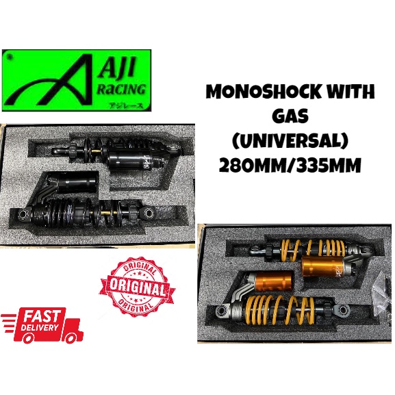 AJI RACING MONOSHOCK WITH GAS 280MM 335MM ABSORBER SUSPENSION UNIVERSAL SHOCK | Shopee Malaysia