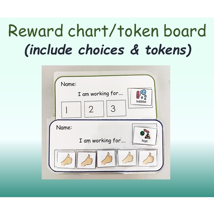 Reward Chart for Children/Token Boards/Motivation Chart (include ...