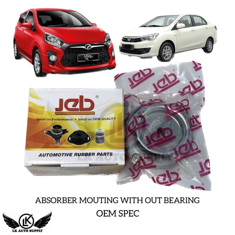 ABSORBER MOUNTING FRONT PERODUA AXIA BEZZA "OEM SPEC" JEB (48609-BZ100 ...