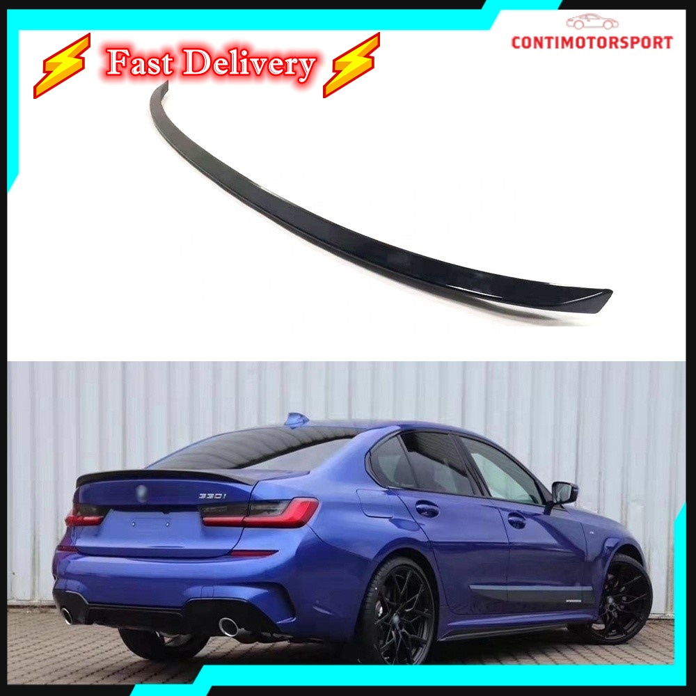 3 SERIES M Performance M3 M4 PSM STYLE REAR SPOILER FIT BMW G20 TRUNK ...
