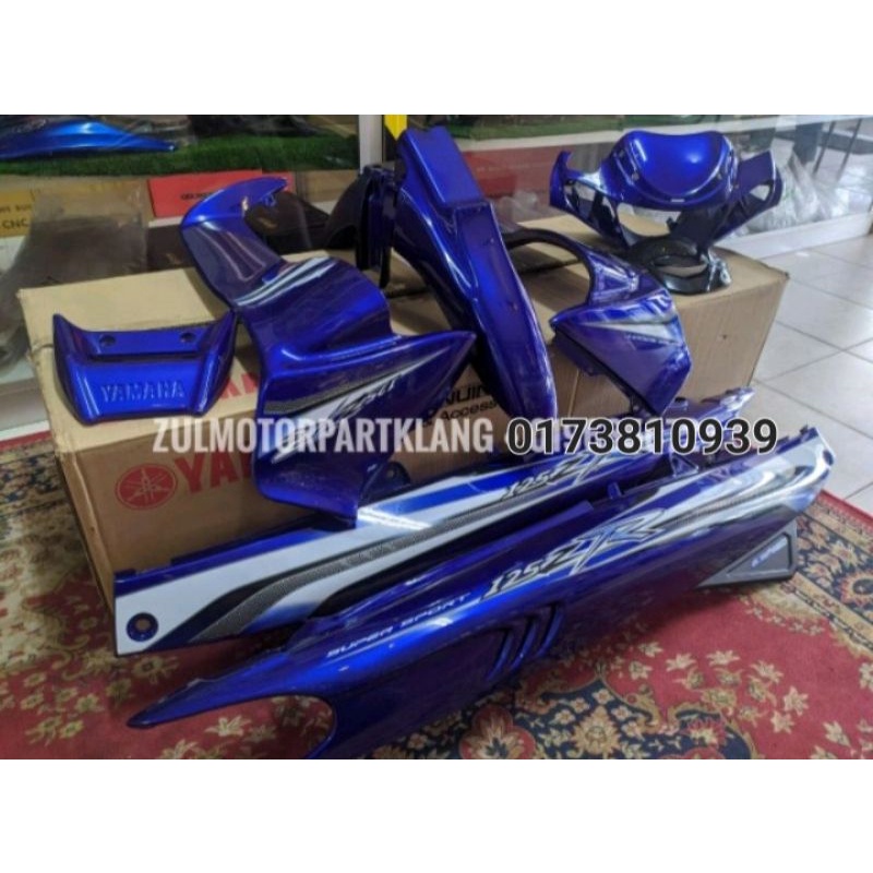 COVERSET 125Z/ZR BIRU GP ORIGINAL HLY (FREE SPOILER-FERING) | Shopee ...