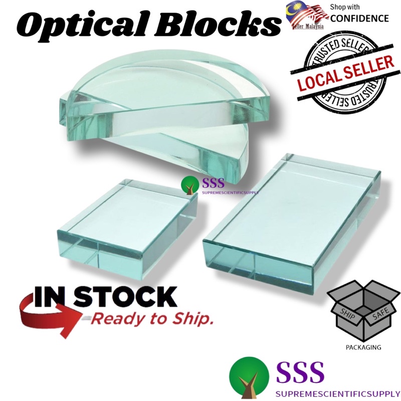 🔥[Ready stock]🔥Optical Block Arcylic Perspec ( Rectangular,Semi ...