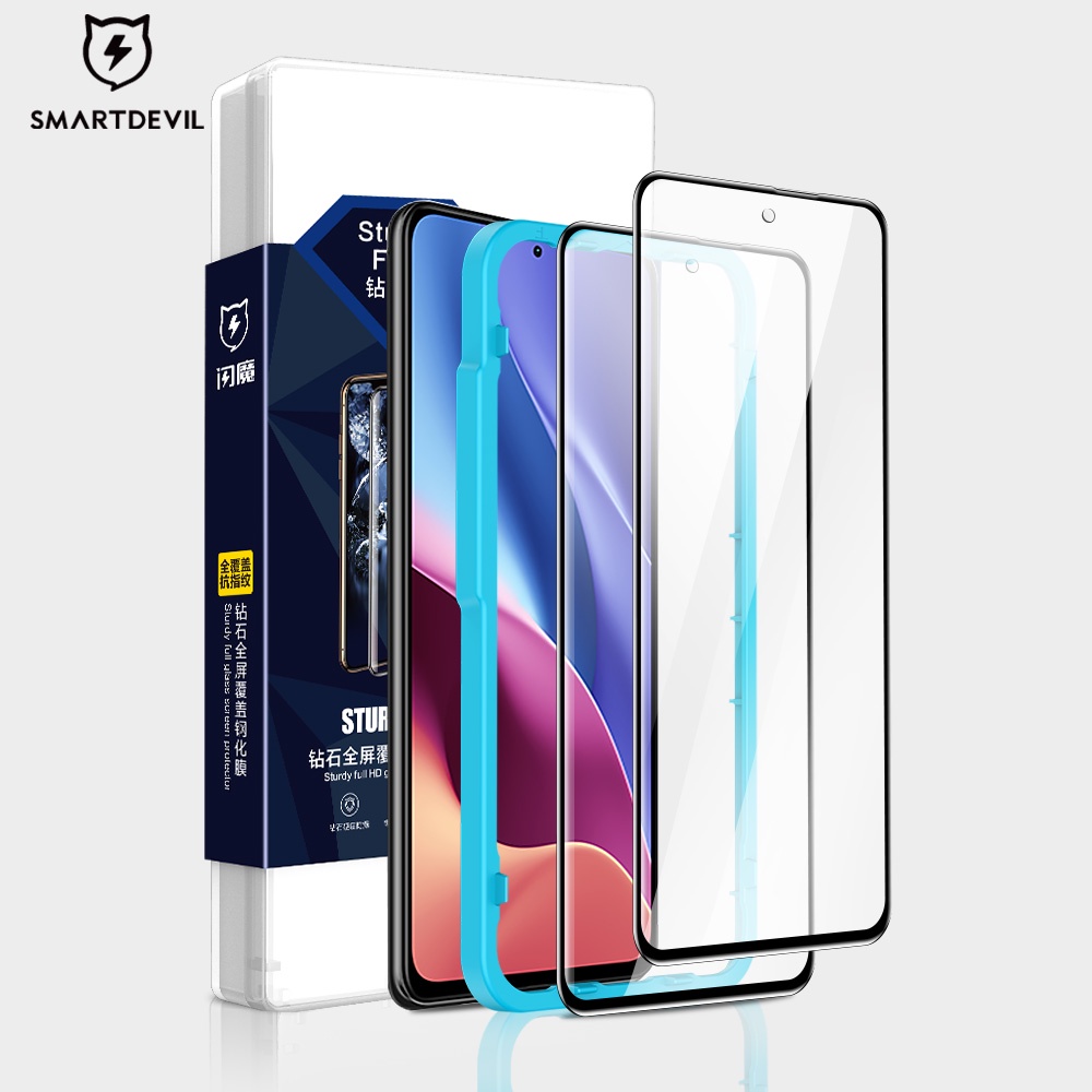 SmartDevil Diamonds Tempered Glass Screen Protectors for POCO F3 X2 F2 ...