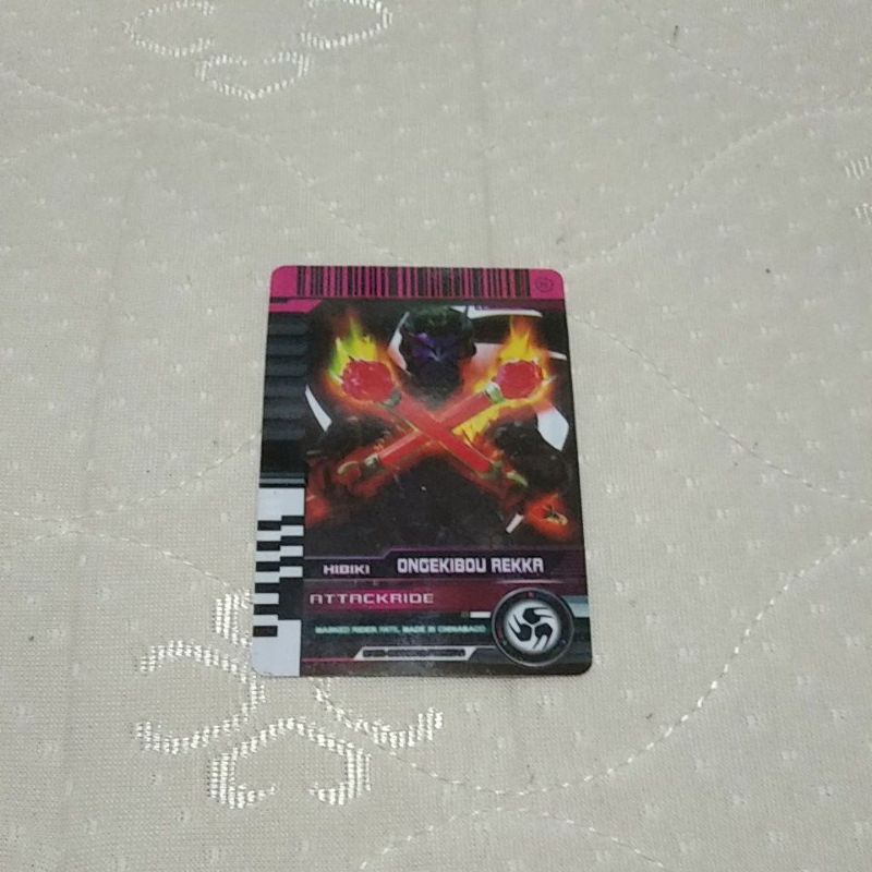 dx kamen rider hibiki custom card can work on dx bootleg decade driver ...