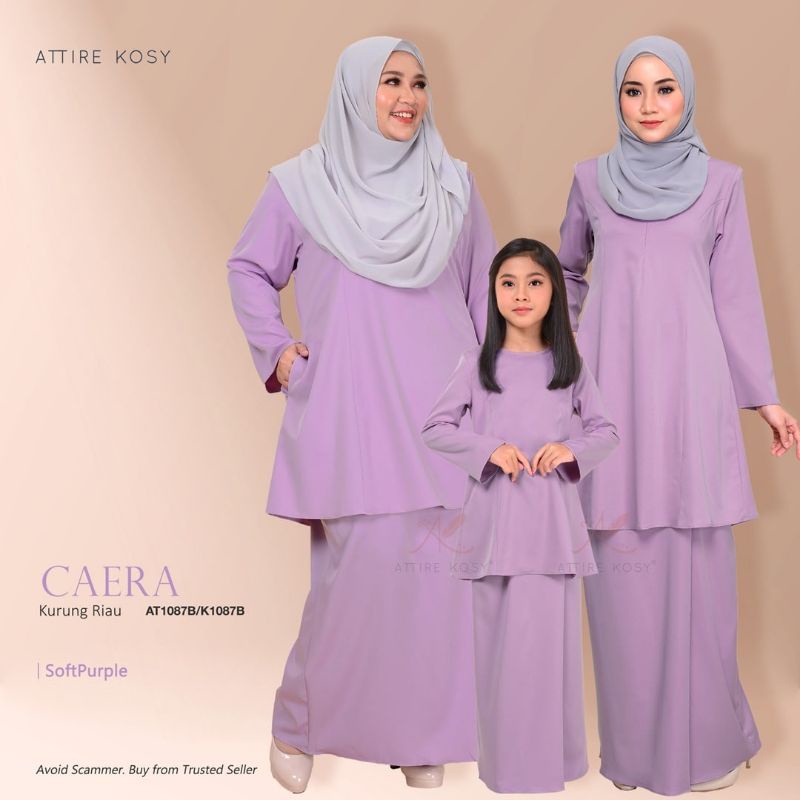 Baju Raya Sedondon Soft Purple Ungu Lilac Baju Kurung Baju Melayu Kurta ...