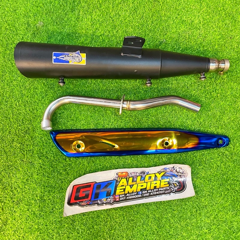 EXZOS / EXHOUST ESPADA CUTTING STD PNP WAVE125 R/S SIAP COVER EZOS SAIZ ...