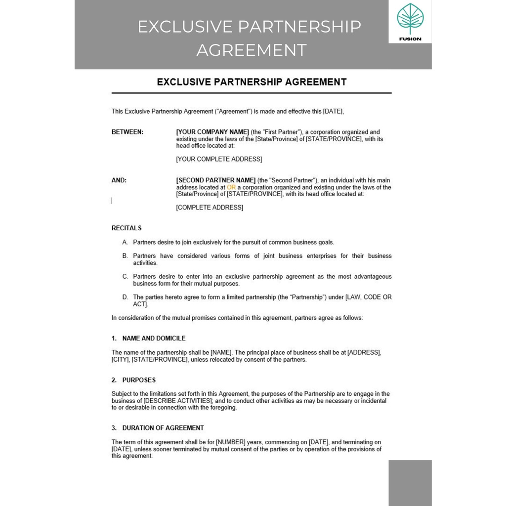 EXCLUSIVE PARTNERSHIP AGREEMENT | Shopee Malaysia