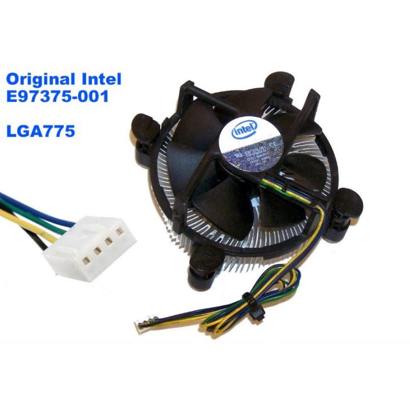 Original Intel LGA775 CPU Cooler Heatsink Fan E97375-001 4 pin ...