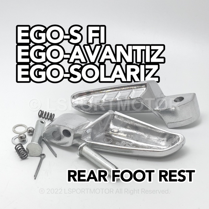YAMAHA EGO-S FI / EGO-AVANTIZ / SOLARIZ REAR FOOT REST (R/L) ALLOY ...