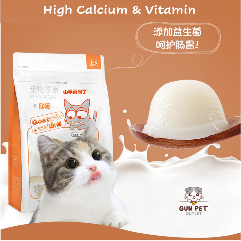 [Ready Stock] Cat Meat Goat Milk Pudding snack treat kucing makan ...