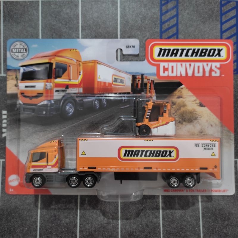 Matchbox Convoys MBX Cabover & Box Trailer + Power Lift | Shopee Malaysia