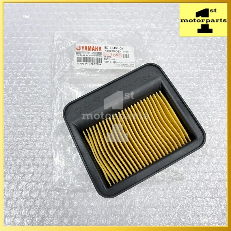 [100% ORI YAMAHA] LC135 V1 V2 V3 V4 V5 V6 AIR FILTER AIR CLEANER 1S7-E4450 PENEPIS ANGIN ...