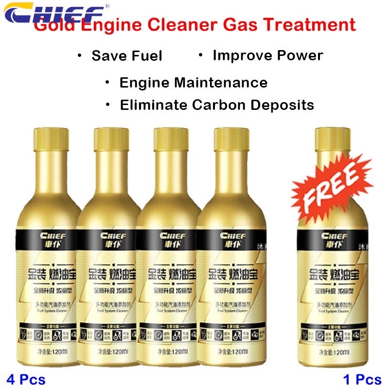 🔥5PCS🔥【CHIEF OFFICIAL】Gold-loaded Fuel Treasure Gasoline Additive Fuel ...